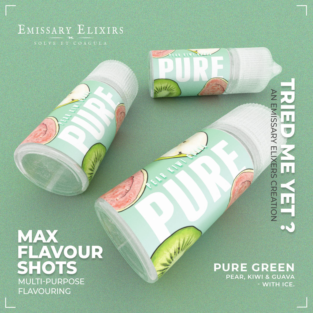 30ml Pure Green SOLO MTL / Salt Nic Flavor Shot – Long Dog Trading